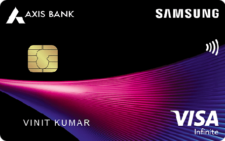Samsung Axis Bank Credit Card - Charges, Benefits & Eligibility
