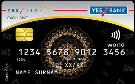 YES First Exclusive Credit Card - Check Eligibility & Benefits